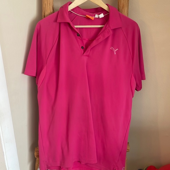 Puma | Shirts | Puma Rickie Fowler Drifit Material Golf Polo | Poshmark